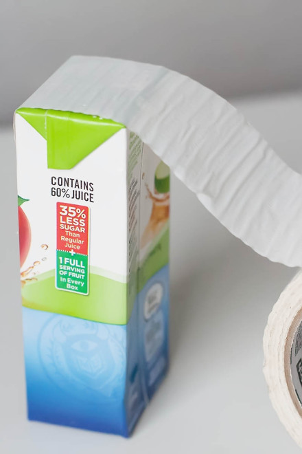 Recycled Juice Box Boats · Kix Cereal