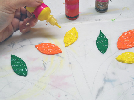 Fall Craft: Tree Window Clings · Kix Cereal