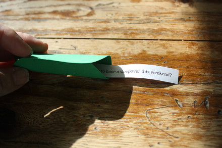 Paper Friendship Fortune Cookies · Kix Cereal