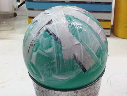 Paper Mache Super Bowl Craft · Kix Cereal