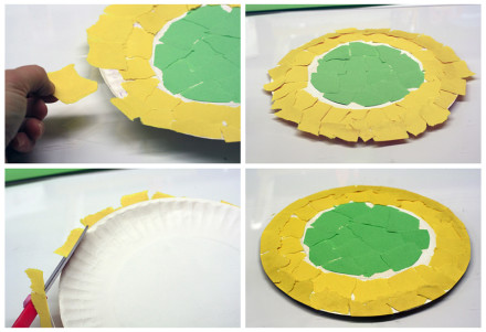 Four Leaf Clover Paper Plate Crown · Kix Cereal