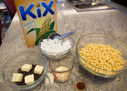 Kix Cereal Hot Chocolate Clusters · Kix Cereal