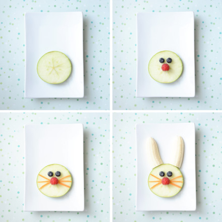 Food Art: An Easter Bunny Snack · Kix Cereal