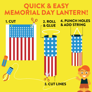 Make a Memorial Day Lantern · Kix Cereal